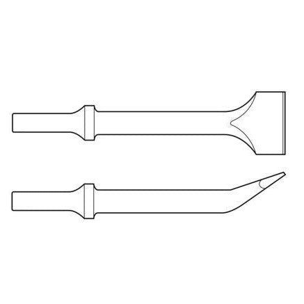Zip Gun - Spoon Chisel .401 Shank Round Collar – Airtek